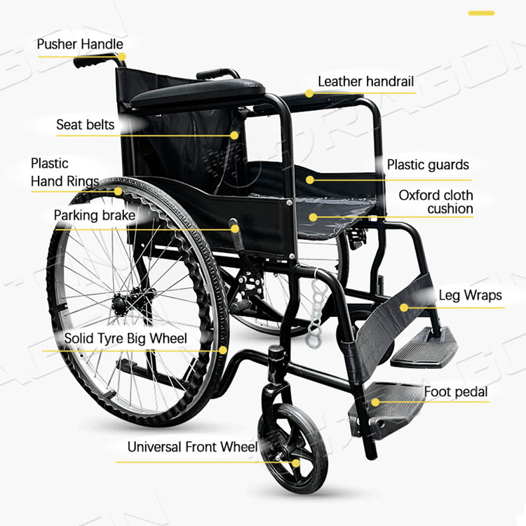 Manual Wheelchair DW-MW2409 from China manufacturer - Dragon Medical Co ...